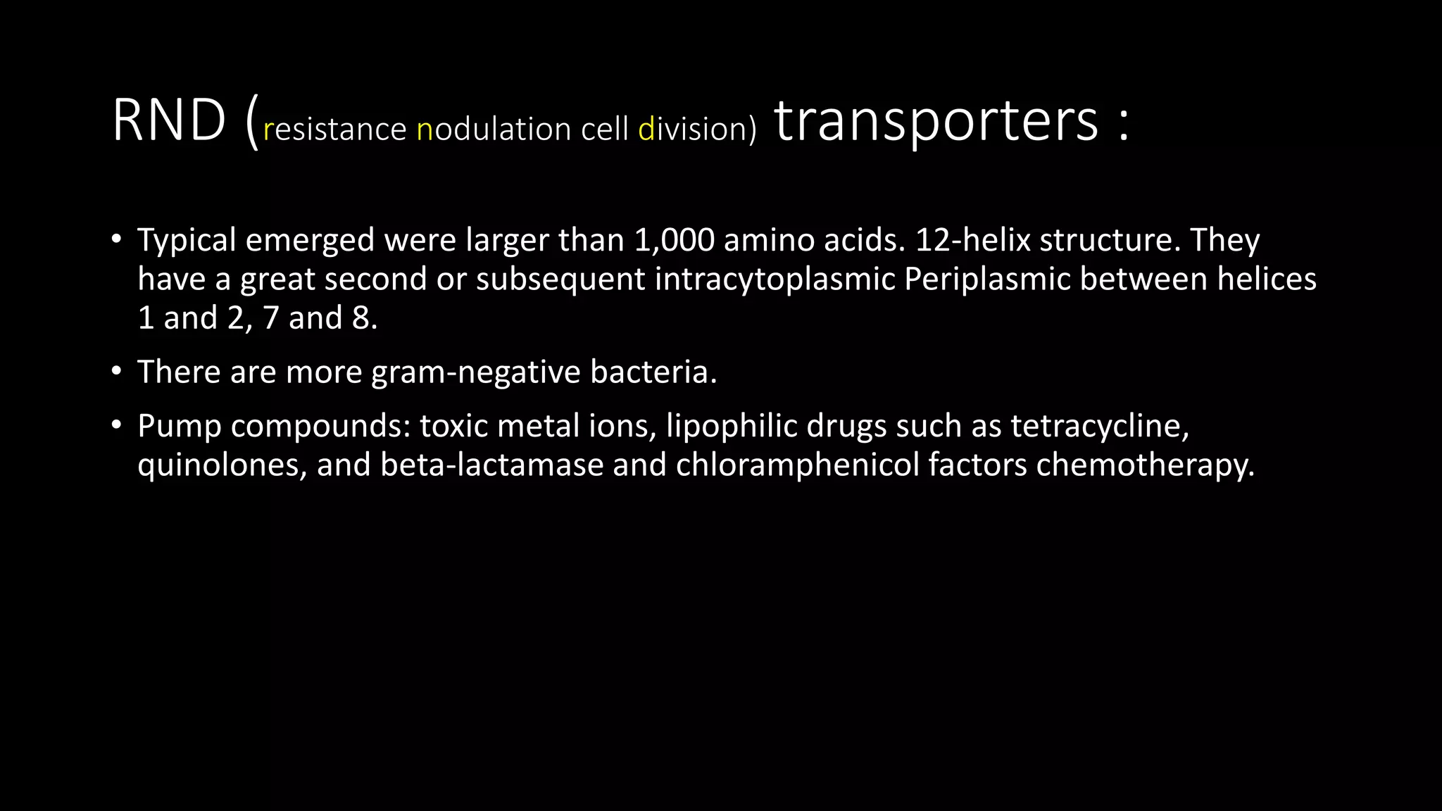 antibiotic resistance via efflux pumps | PPTX