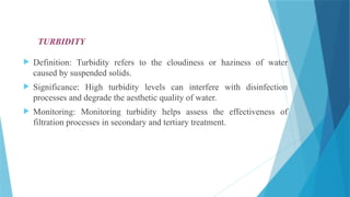 Waste water treatment plant and Quality control | PPTX