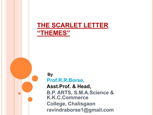 The Scarlet Letter | PPT
