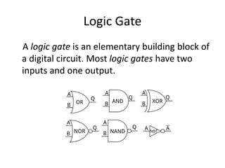Nand logic gate electronics plc microcontroller series | PPTX