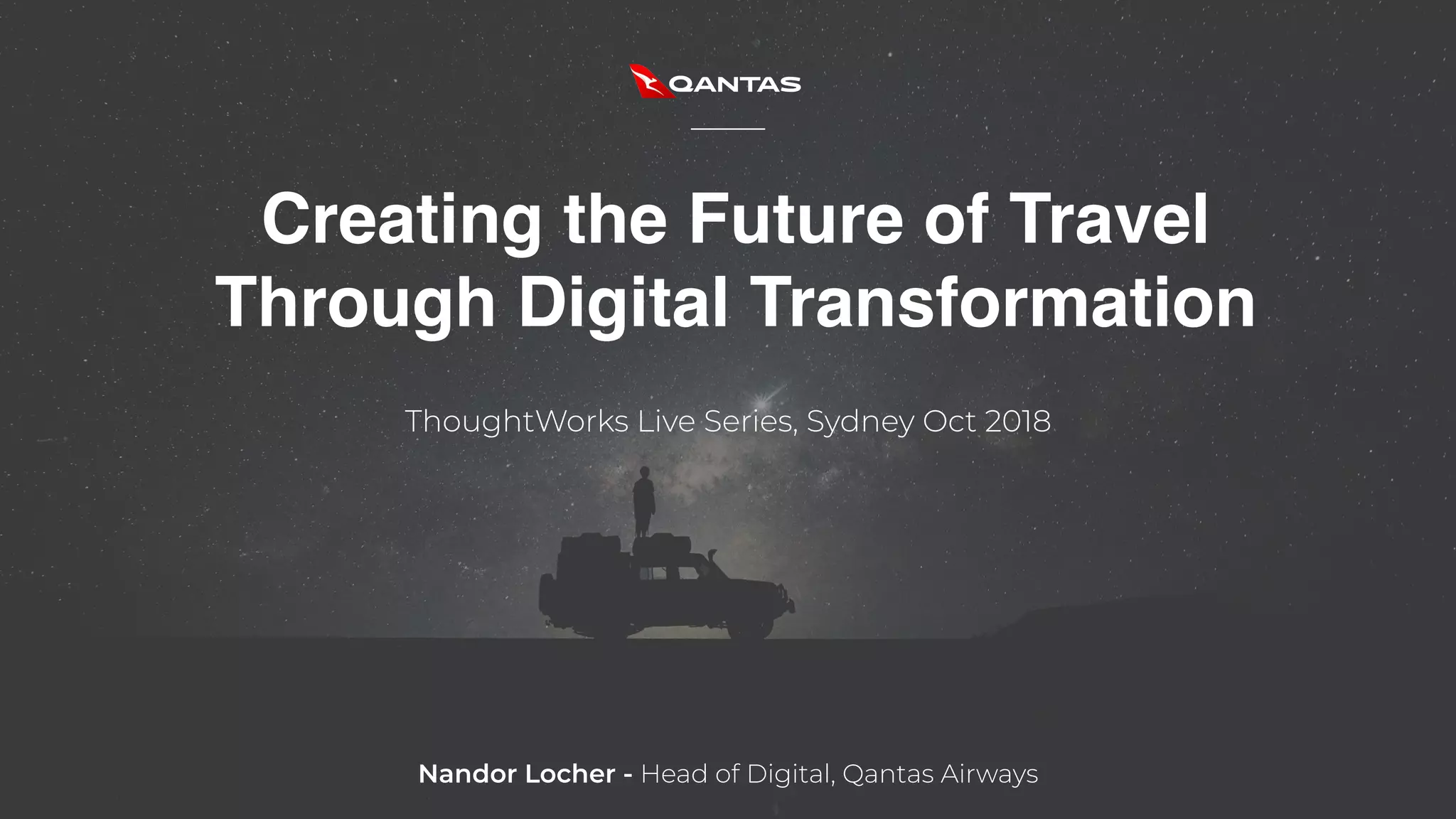 Creating the Future of Airline Travel Through Digital Transformation- Nandor Locher ...