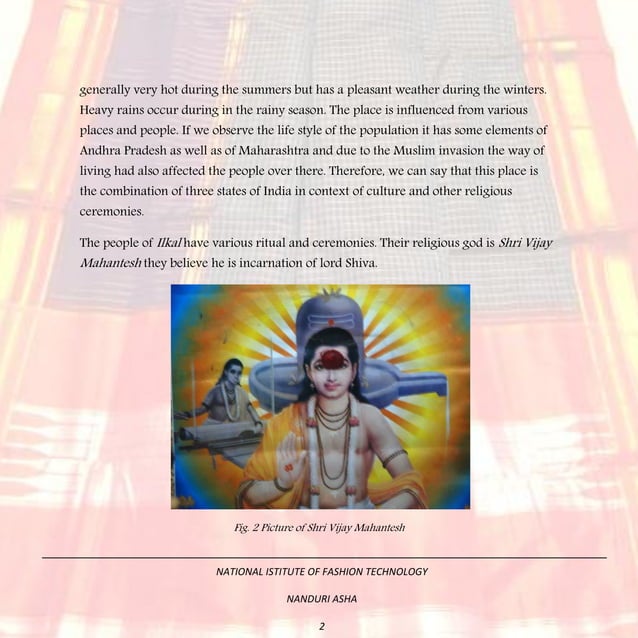 Ilkal Saree, By Nanduri Asha | PDF