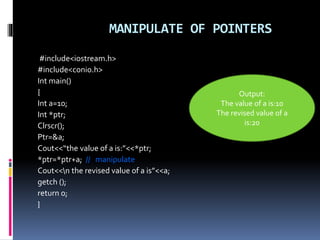 pointer, virtual function and polymorphism | PPT