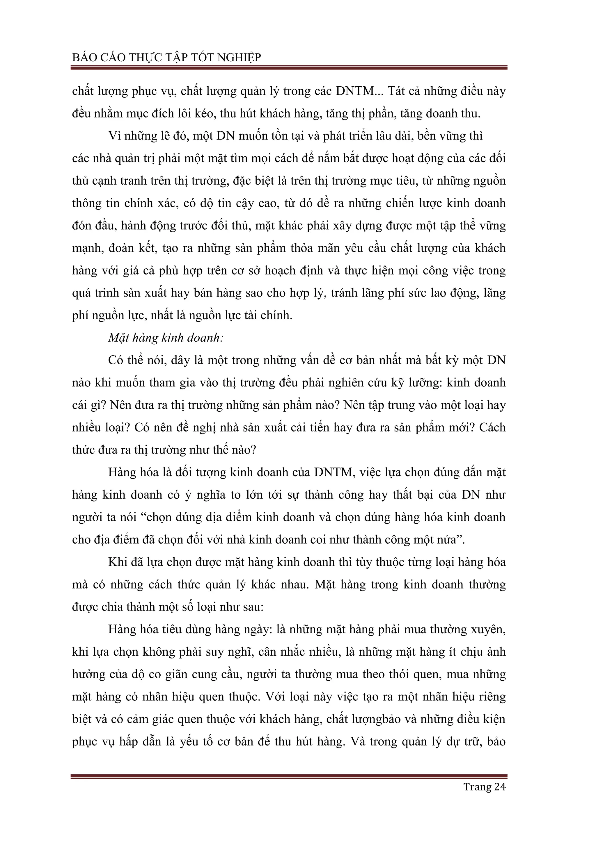 Một số giải pháp nhằm nâng cao hiệu quả bán hàng tại DNTN Châu Phát | DOC