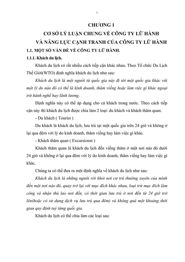 Các giải pháp nhằm nâng cao năng lực cạnh tranh của Công ty Du lịch Hương Giang Chi nhánh Hà Nội ...