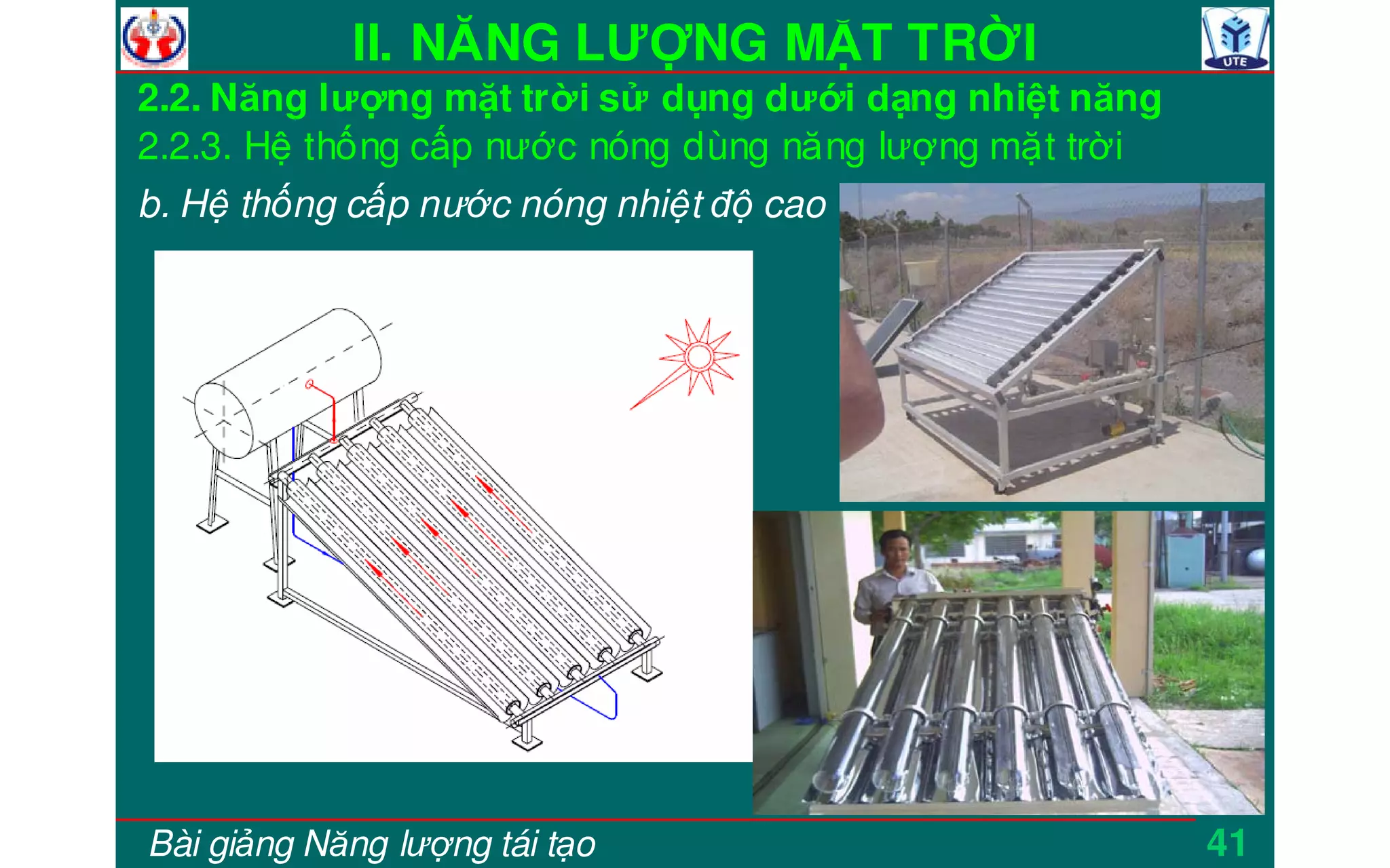Bài giảng Năng lượng tái tạo-Đại học SPKT TP.HCM