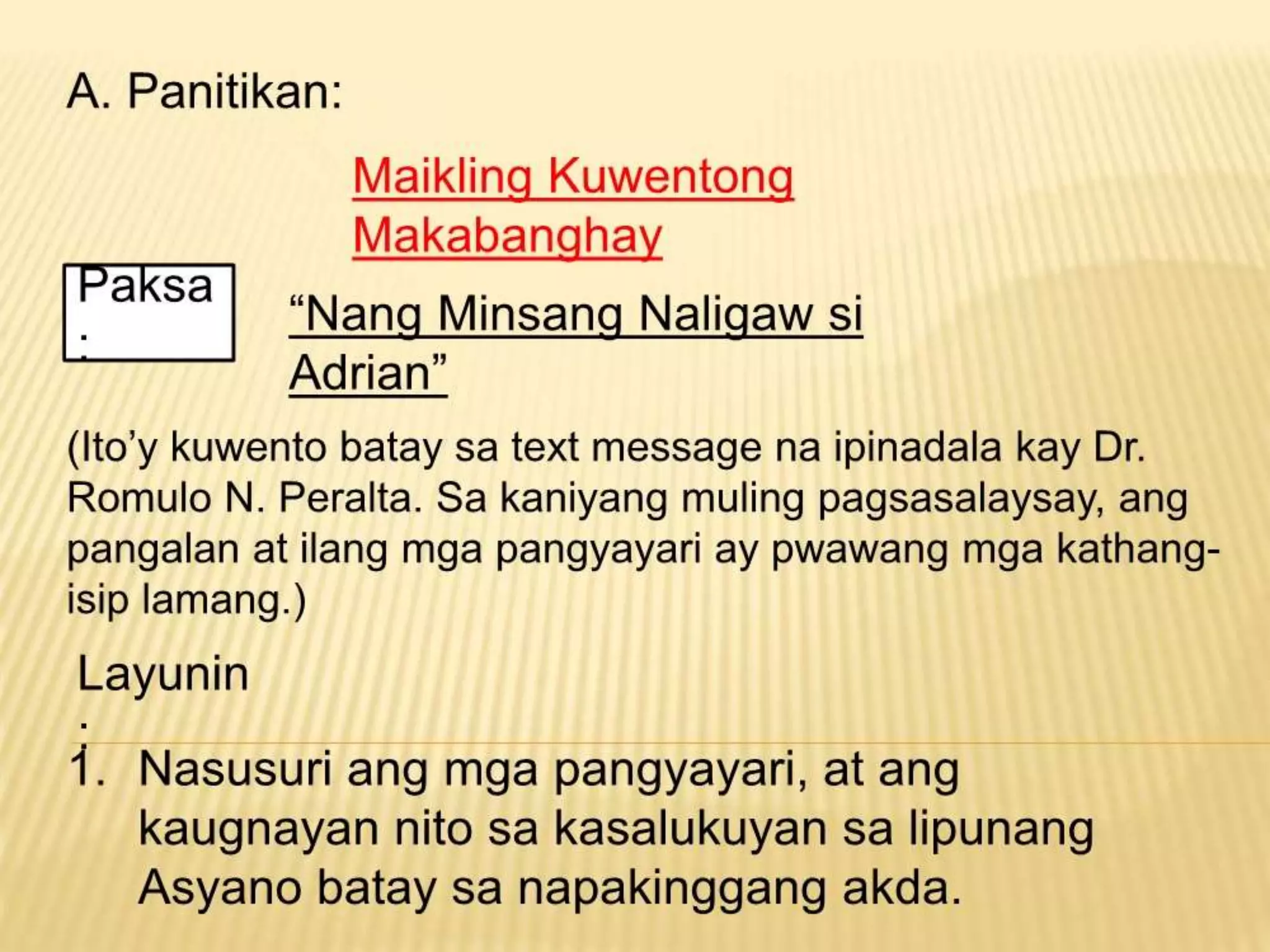 Nang minsangmaligaw si Adrian.ppt