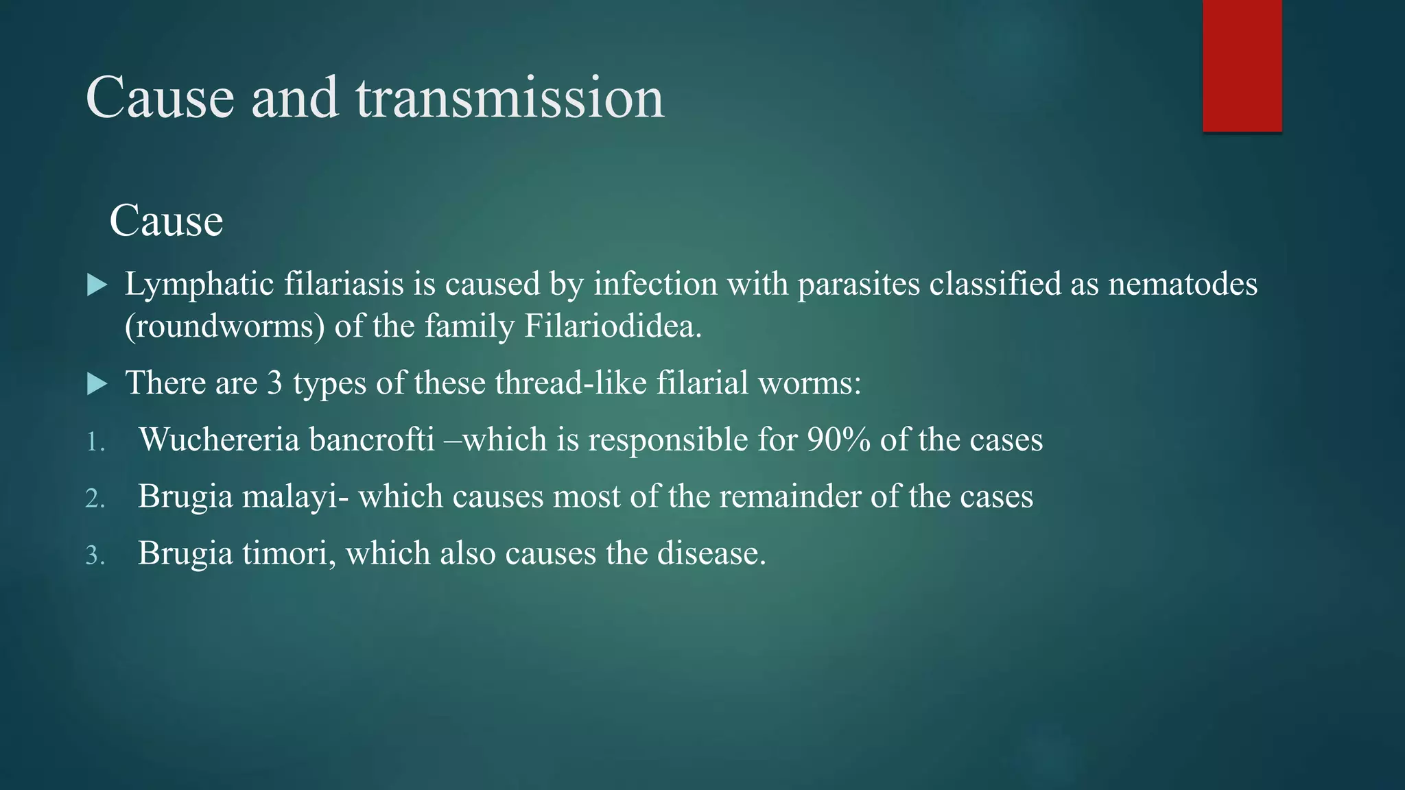 Lymphatic Filariasis | PPTX | Infectious Diseases | Diseases and Conditions
