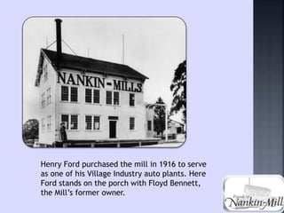 Nankin Mills in Westland, Michigan | PPT