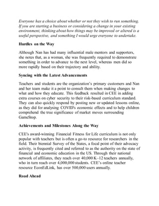 Nan Morrison: A Dynamic Businesswoman and Catalyst for the Digital ...