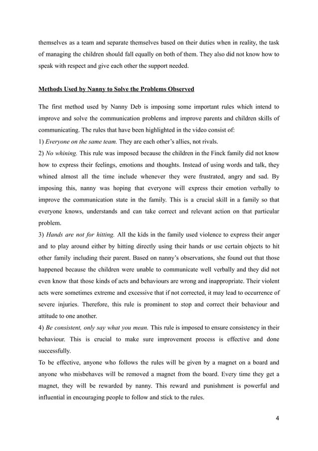 Nanny 911 Approach on Parenting | PDF