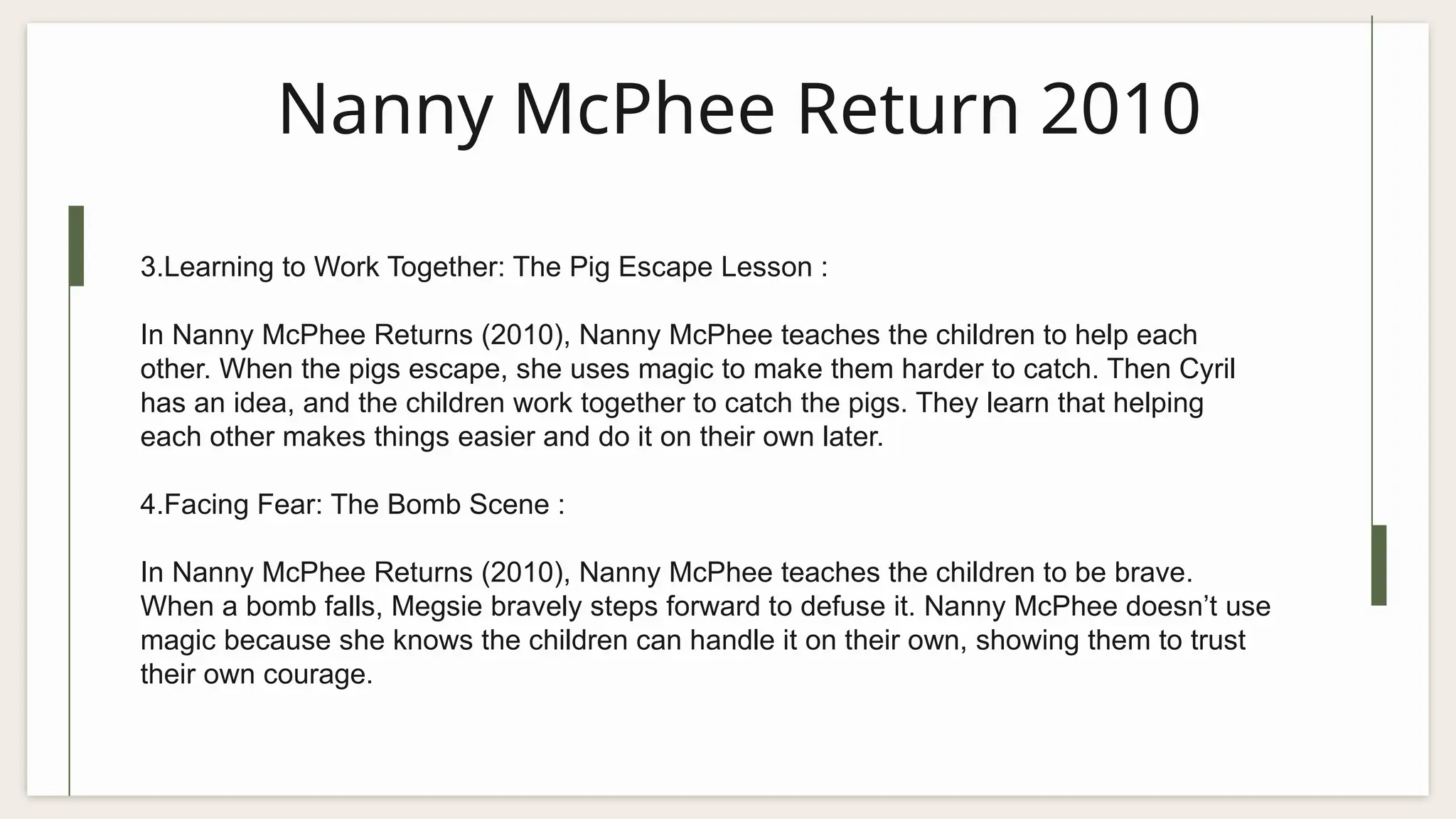 nanny mcphee movie in power point to understand character | PPTX