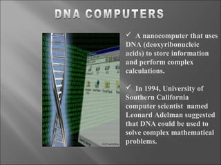 An Introduction to Nano computers | PPT