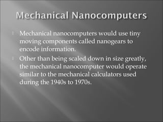 An Introduction to Nano computers | PPT