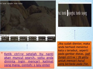 teks editor nano | PPT
