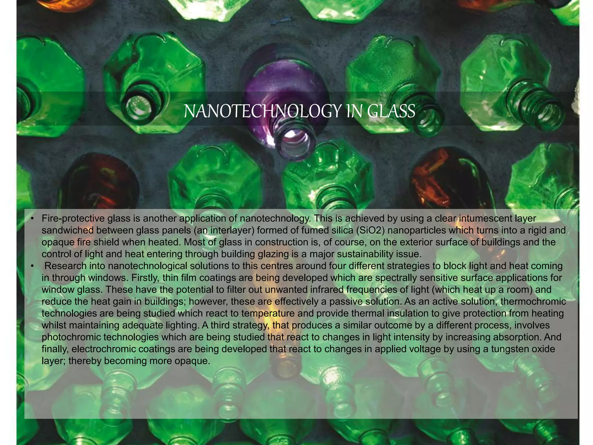 Nanotechnology in Building construction material | PPT