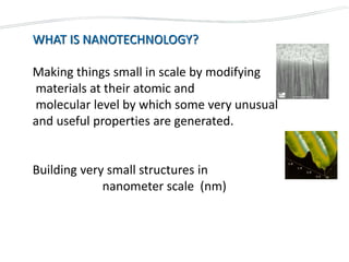 Nanotechnology | PPTX