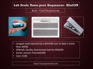Nano Pore sequencing | PPTX