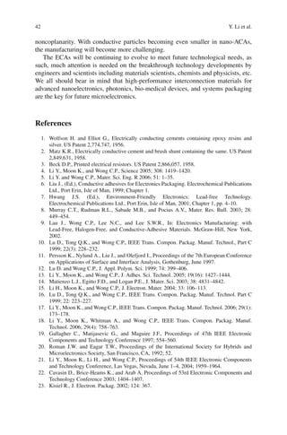 Nano conductive adhesives for nano-electronics interconnection | PDF