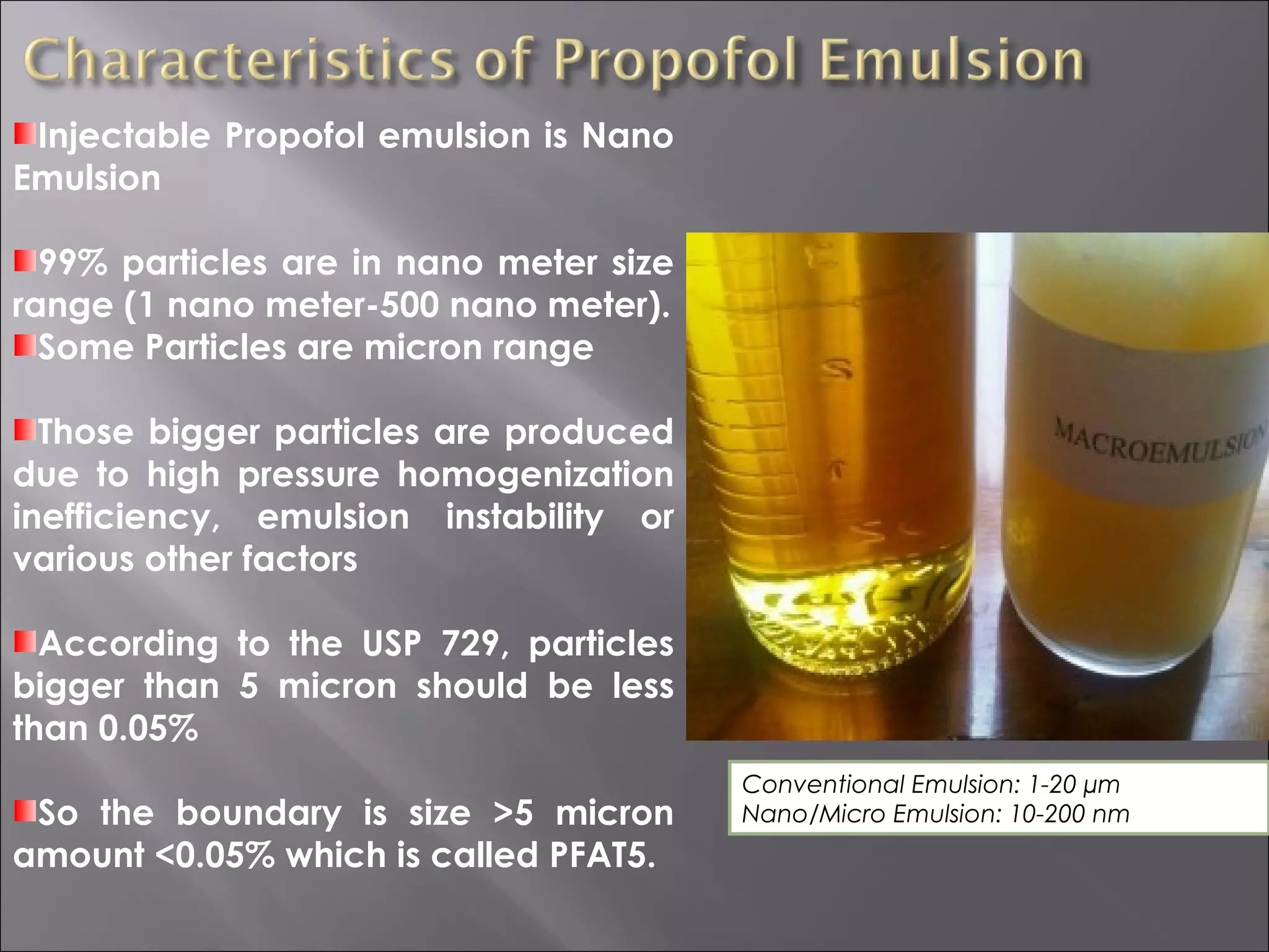 Nano emulsion propofol (Techno Drugs Ltd) | PPT