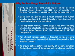 Nano emulsion propofol (Techno Drugs Ltd) | PPT