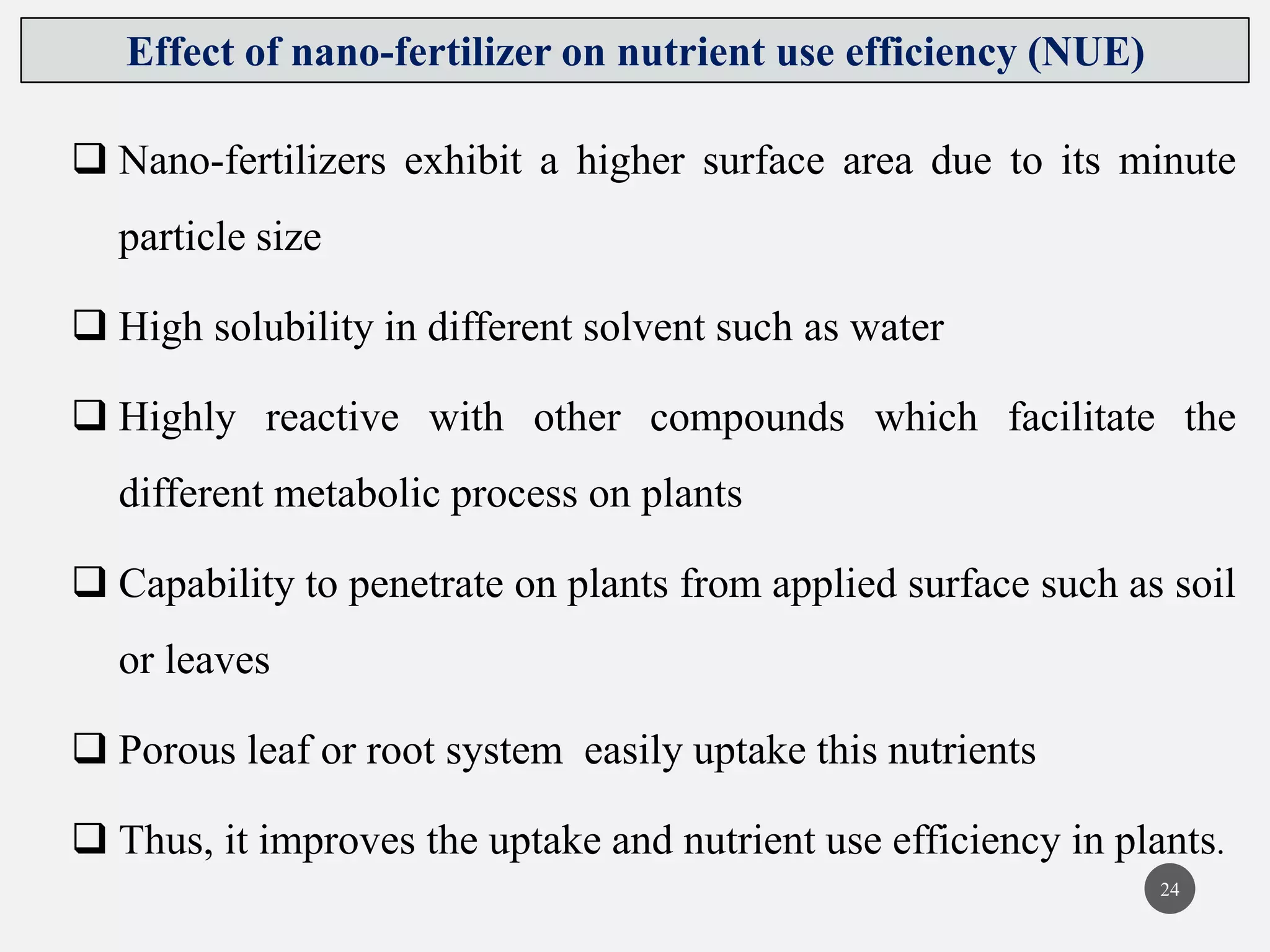 Nano fertilizer for smart agriculture by parvez kabir (ppt slide ) | PPT