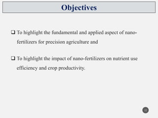 Nano fertilizer for smart agriculture by parvez kabir (ppt slide ) | PPT