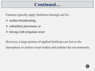 Nano fertilizer for smart agriculture by parvez kabir (ppt slide ) | PPT