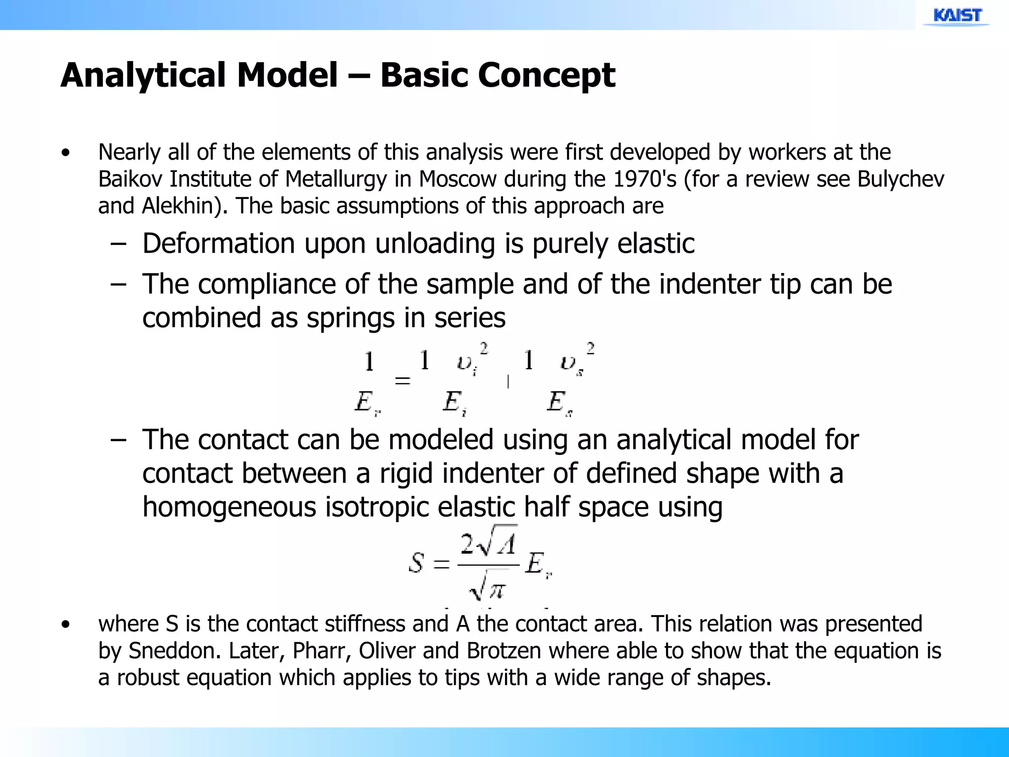 Nano Indentation Lecture1 | PPT