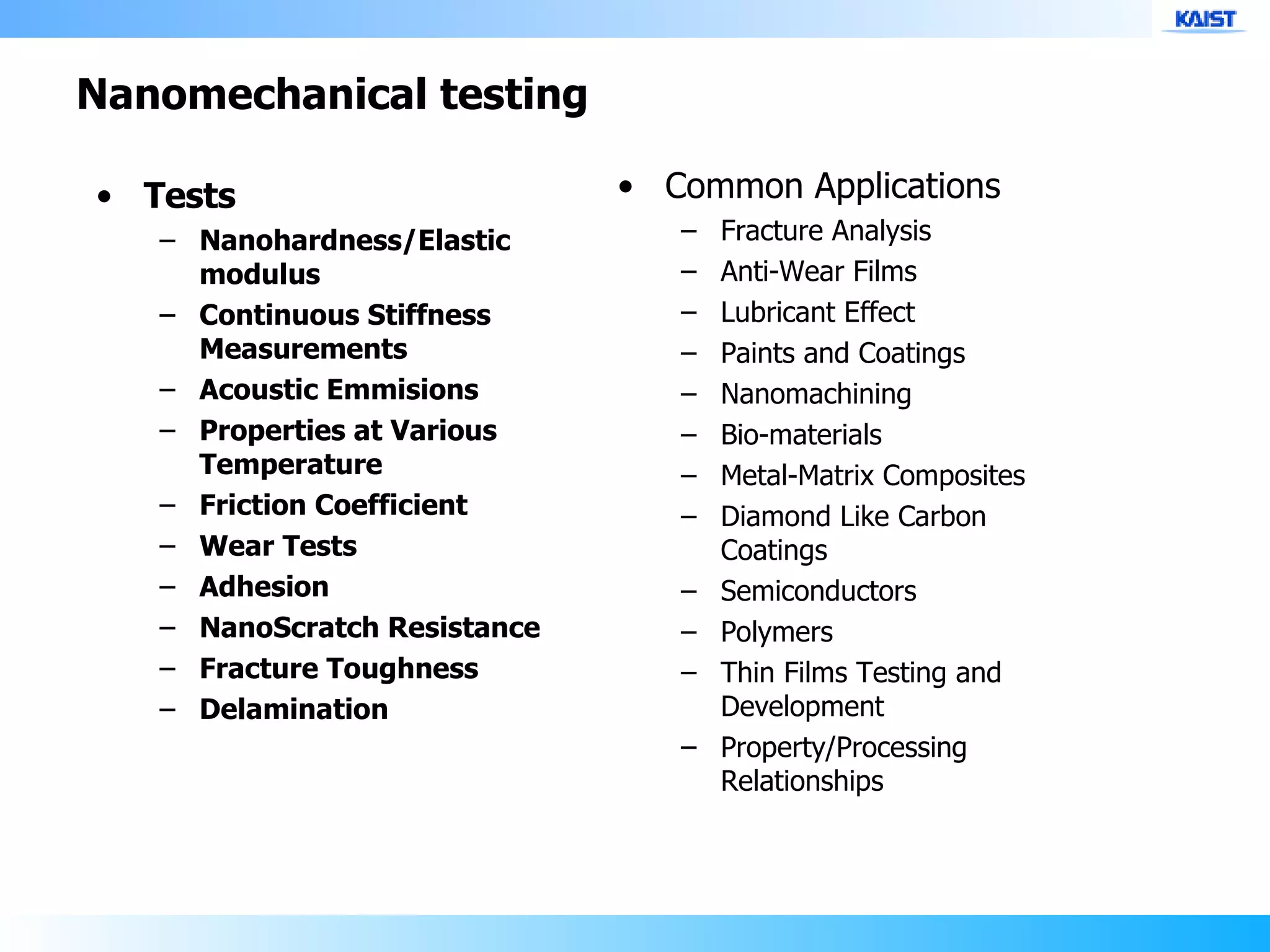 Nano Indentation Lecture1 | PPT