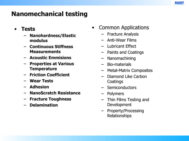 Nano Indentation Lecture1 | PPT