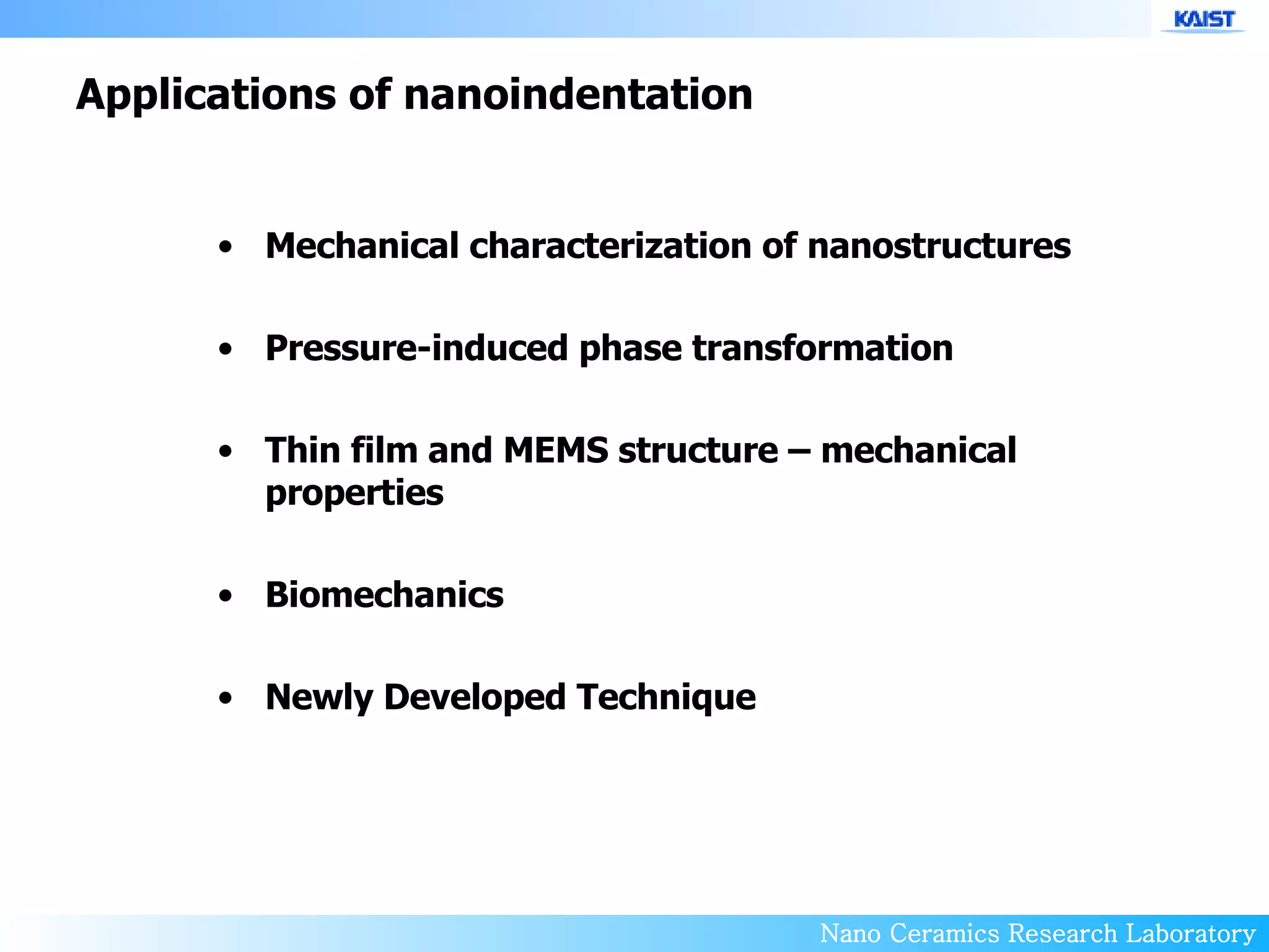 Nano Indentation Lecture2 | PPT
