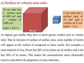 The Nano materials - Basic Introductions | PPTX | Chemistry | Science