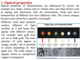 The Nano materials - Basic Introductions | PPTX | Chemistry | Science