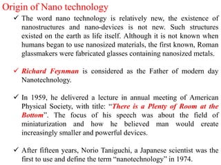 The Nano materials - Basic Introductions | PPTX | Chemistry | Science