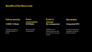Nano-node: Intelligent Hard Drives in Large Storage Infrastructures | PPT