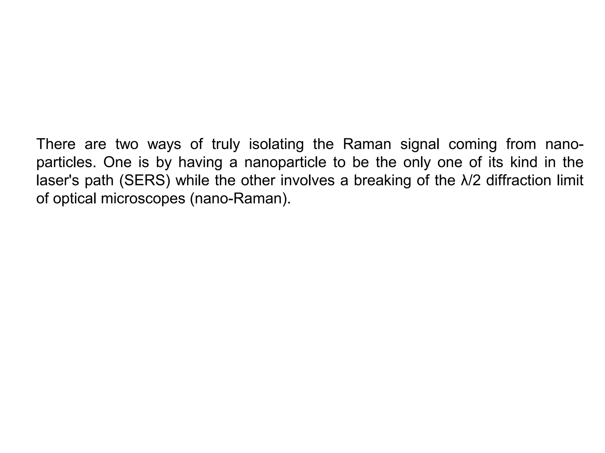Raman spectroscopy for nanomaterials | PPT