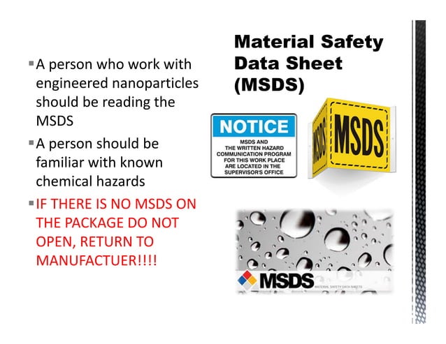 Nano Safety: What Workers Need to Know | PPT