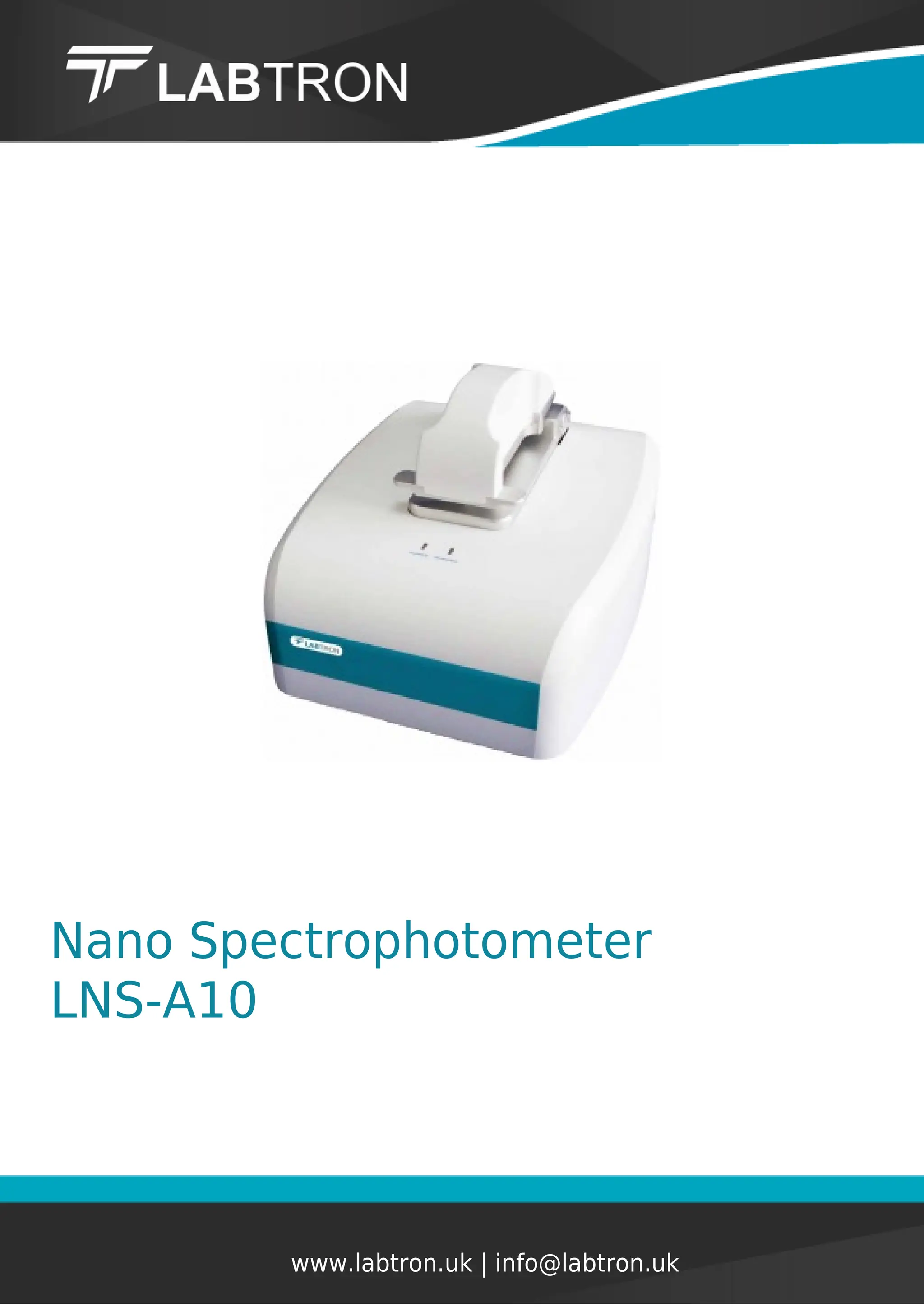 Nano-Spectrophotometer | PDF
