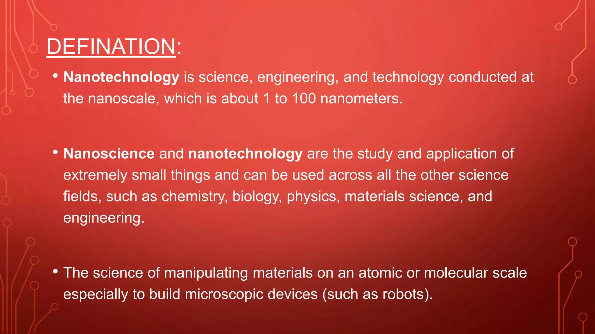 Nano Technology | PPTX