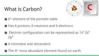 Introduction to the Carbon based materials | PPTX