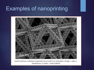 Nano 3d printing : Two Photon lithography | PPT