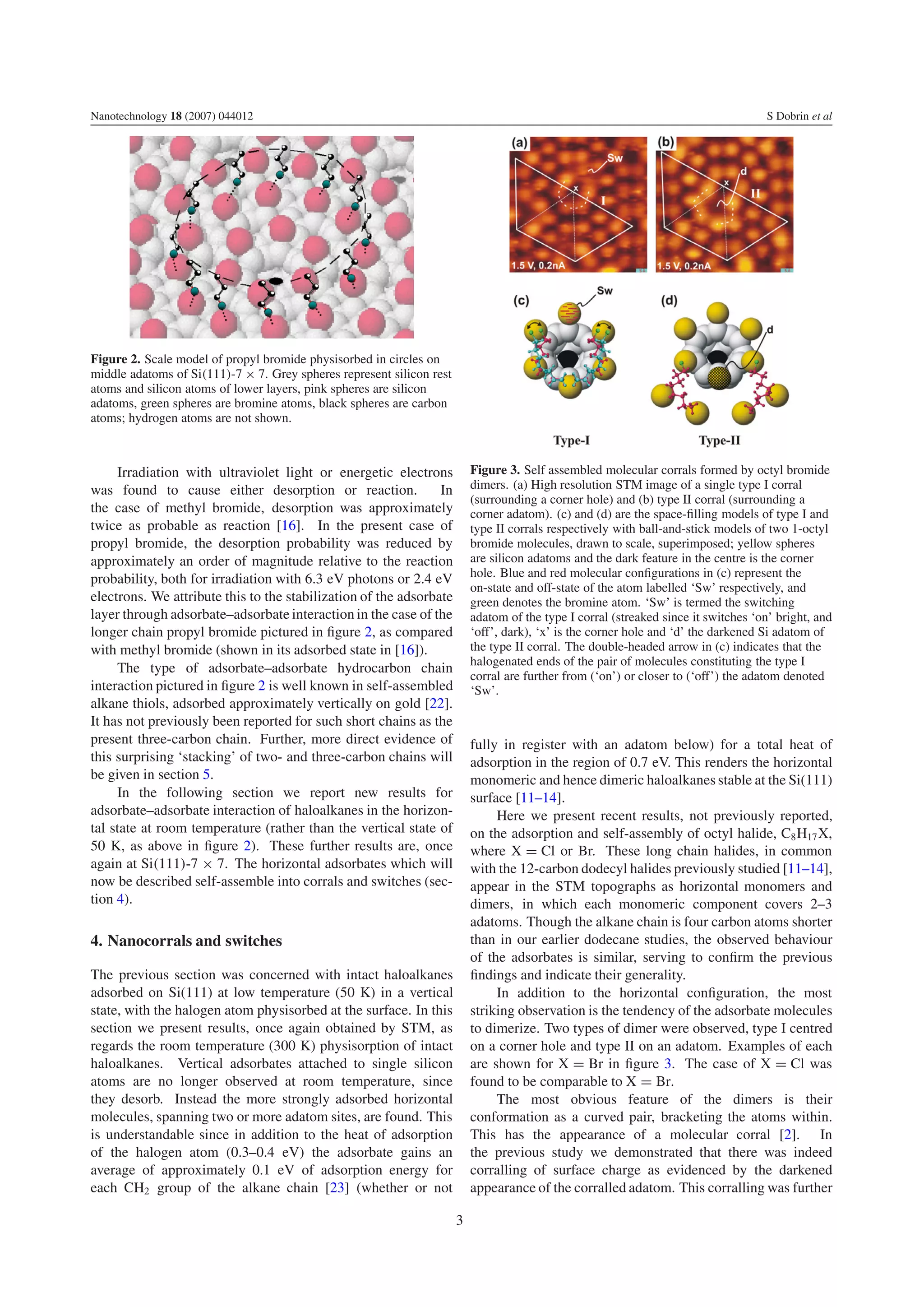 Maskless Nanopattering and Formation of Nanocorrals and Switches for ...