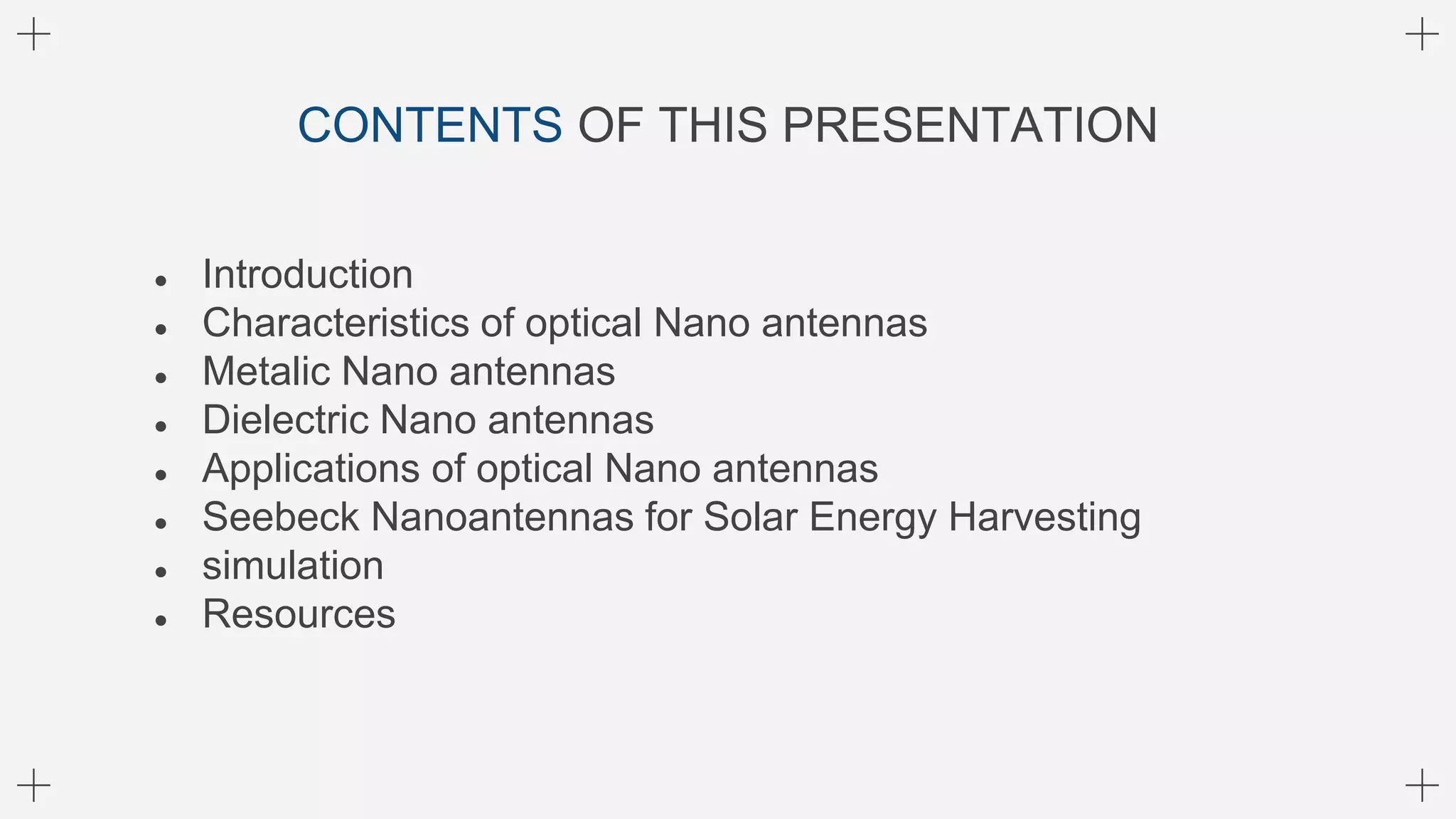 Nanoantenna | PPTX