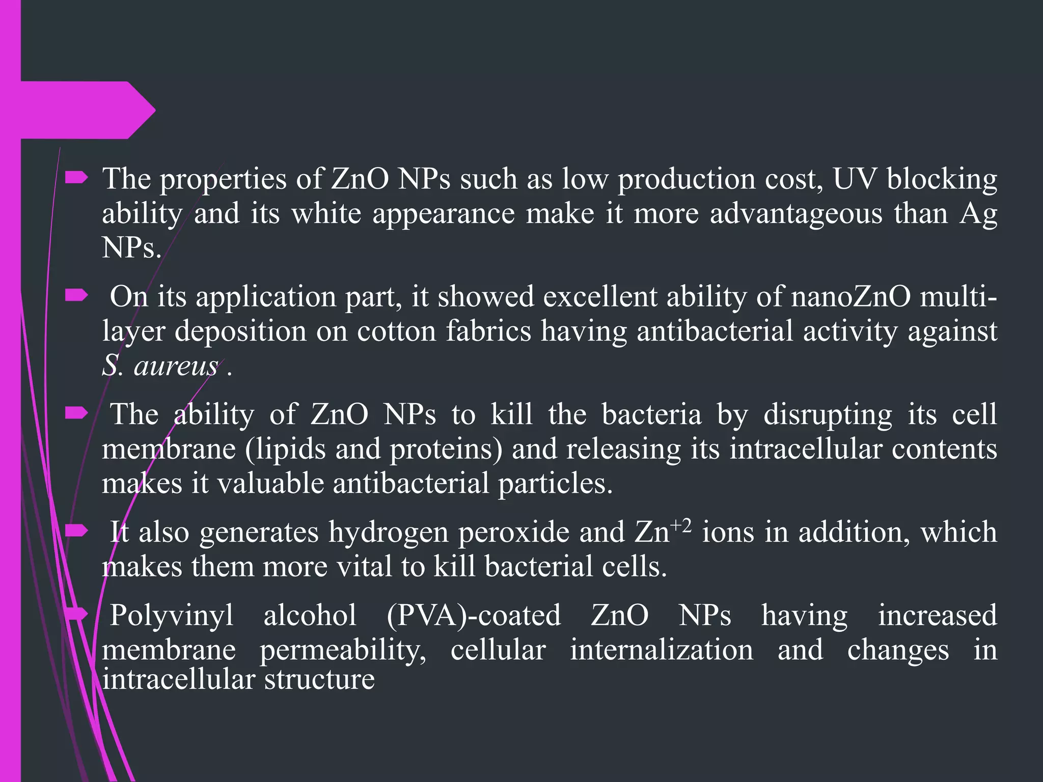 Nanoparticles and their mechanism of action | PPTX