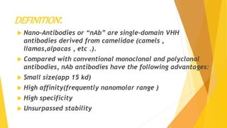 Nano antibodies | PPTX