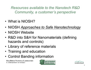 Nano At Niosh | PPT