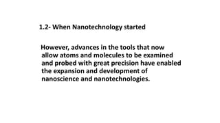 iNTRODUCTION TO NANOTECHNOLOGY AND NANOSCIENCE | PPT