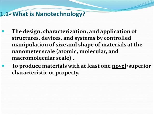 nano Basics .ppt nano Basics .ppt