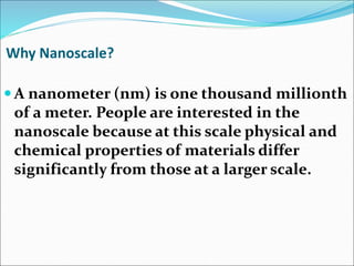 nano Basics .ppt | Science